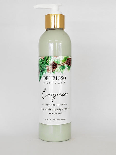*Evergreen Nourishing Body Cream – Delizioso Skincare