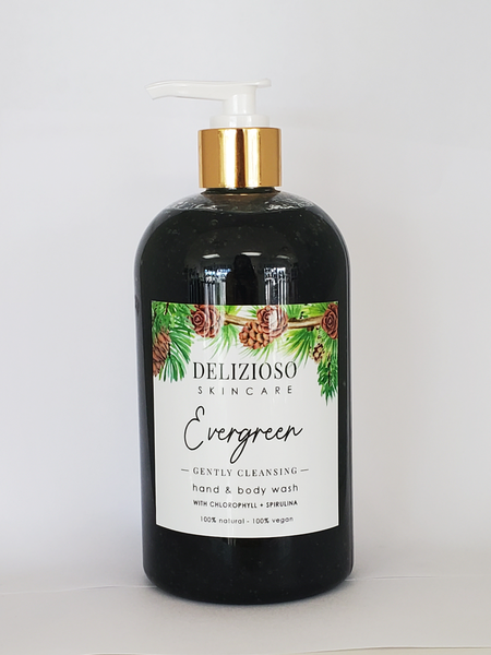 *Evergreen Hand & Body Wash – Delizioso Skincare
